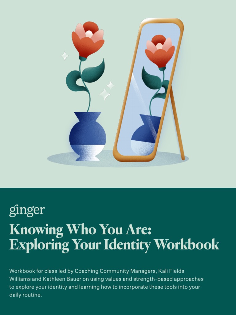 Exploring Your Identity Class Workbook Pdf Mindfulness Identity