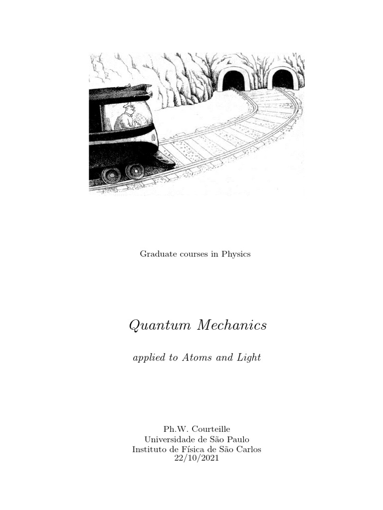 Quantum Mechanics Script | PDF | Physical Sciences | Physics