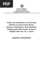 DepEd Child Protection Policy Booklet | PDF | Child Protection ...