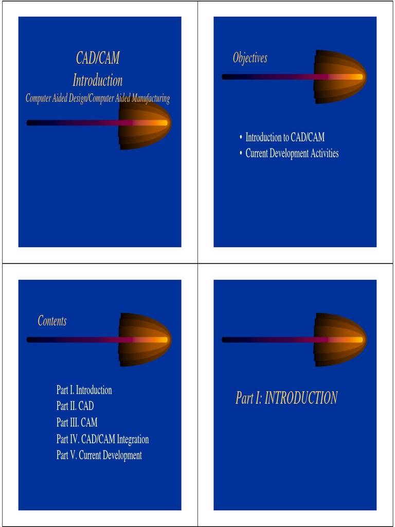 Introduction to CAD/CAM: History, Technologies, and Applications | PDF ...