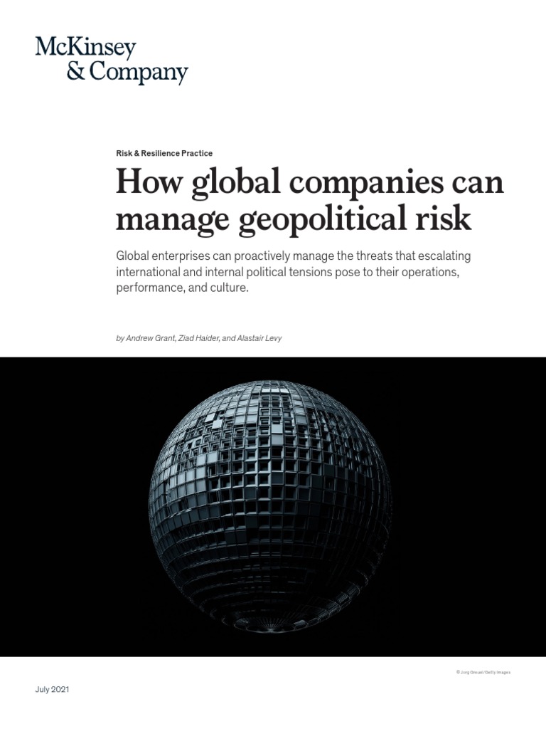 How Global Companies Can Manage Geopolitical Risk | PDF | Risk ...