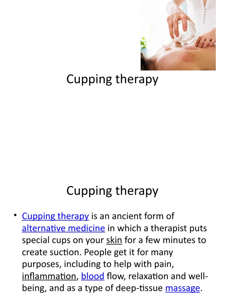 Cupping Therapy | PDF | Massage | Medicine