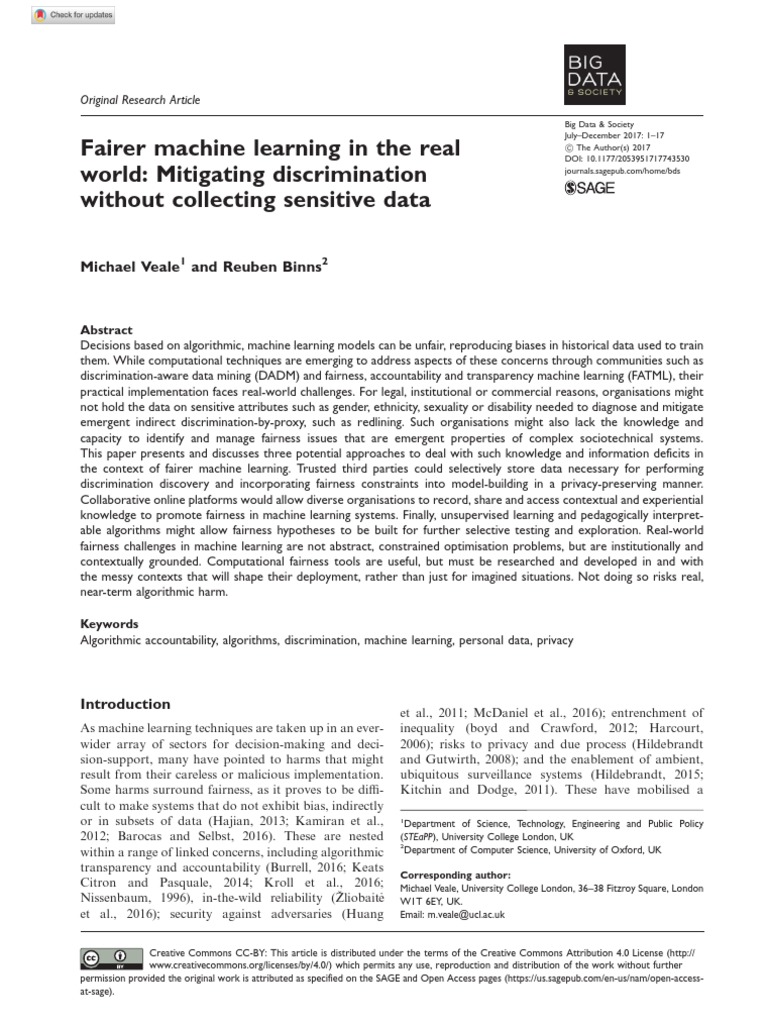 Fairer Machine Learning in The Real World: Mitigating Discrimination ...