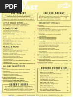Tuck Shop Menu Highlights | PDF | Hamburgers | Salad