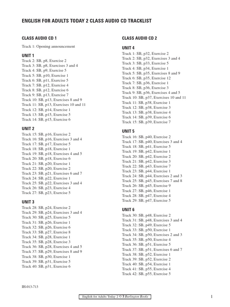 Tracklist 21449 | PDF