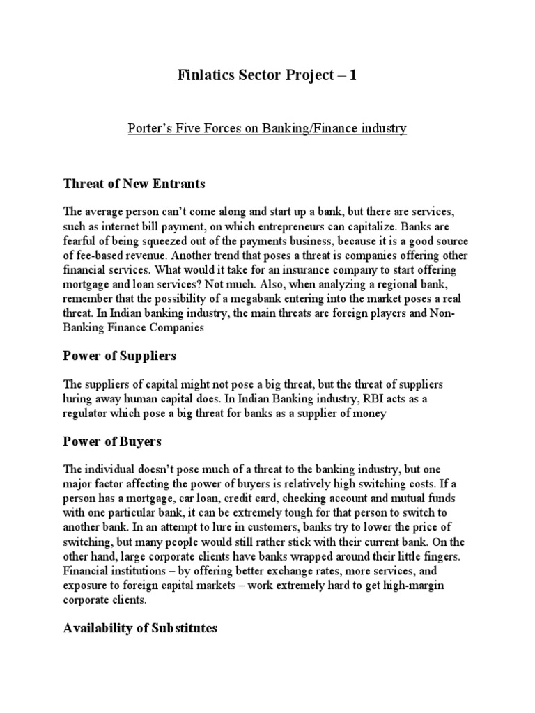 Finlatics Sector Project - 1 | PDF | Banks | Loans