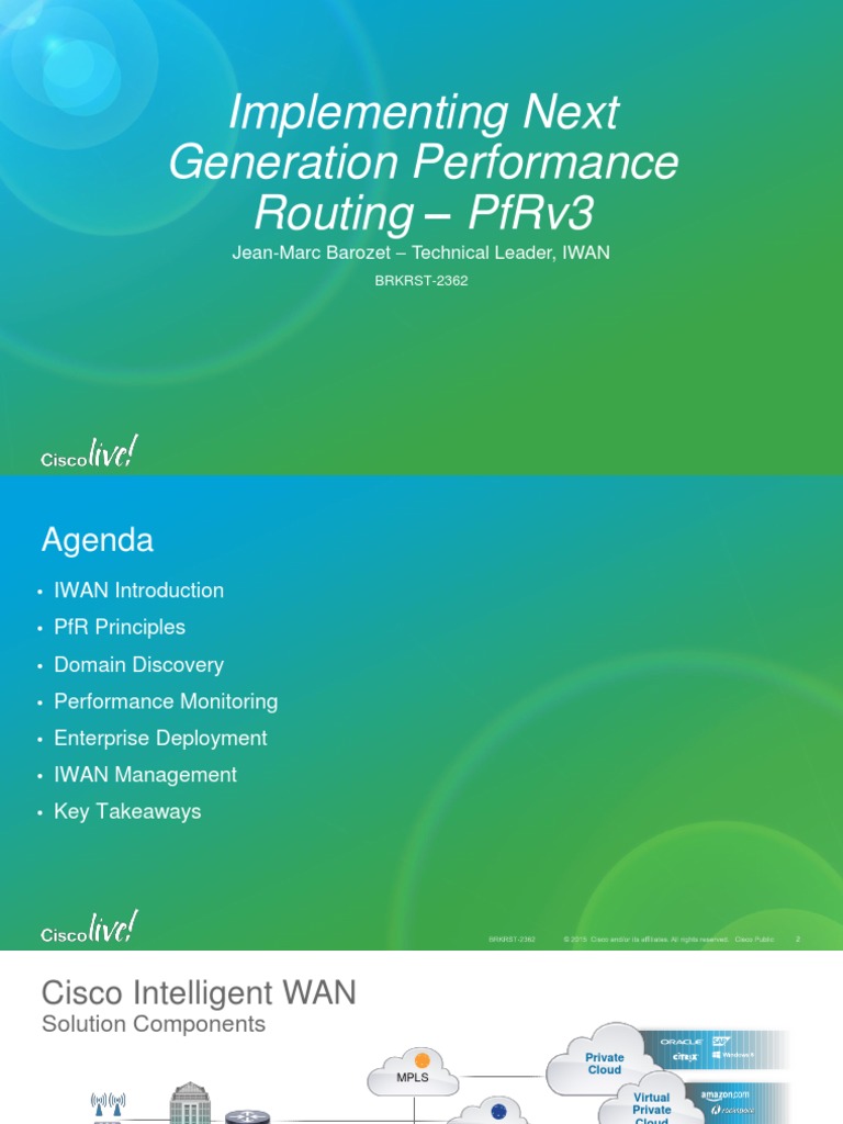 Implementing Next Generation Performance Routing Unified Global Qos Supporting | PDF ...