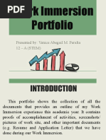 A Narrative Report On Work Immersion at CAYSMH | PDF | Self-Improvement