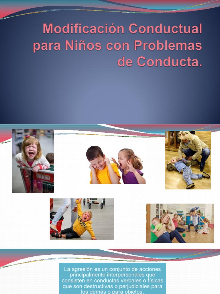 Modificación Conductual para Niños Con Problemas de Conducta | PDF ...