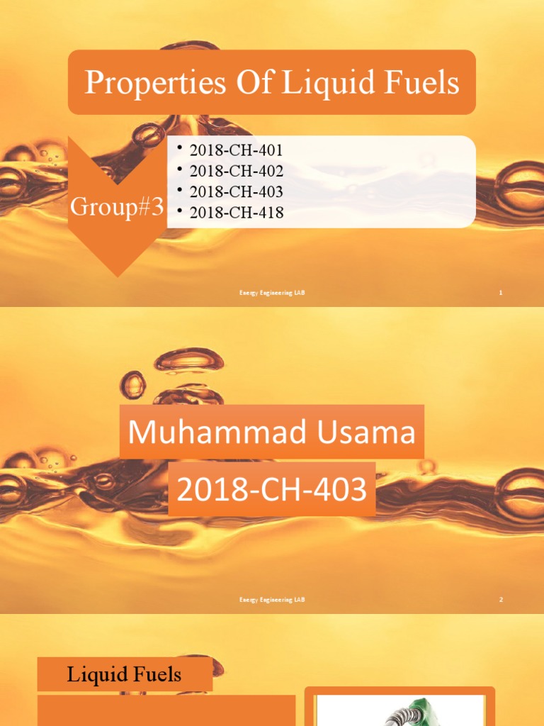Properties of Liquid Fuels | PDF | Fuels | Pyrolysis