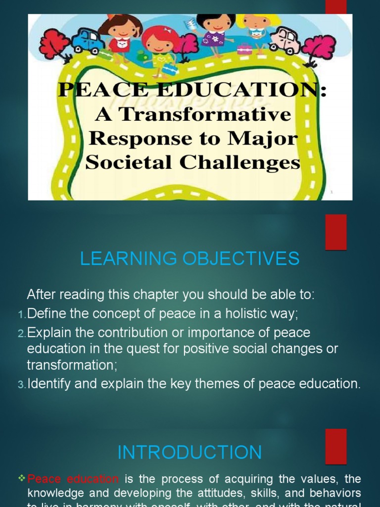 Peace Education | PDF | Peace | Violence