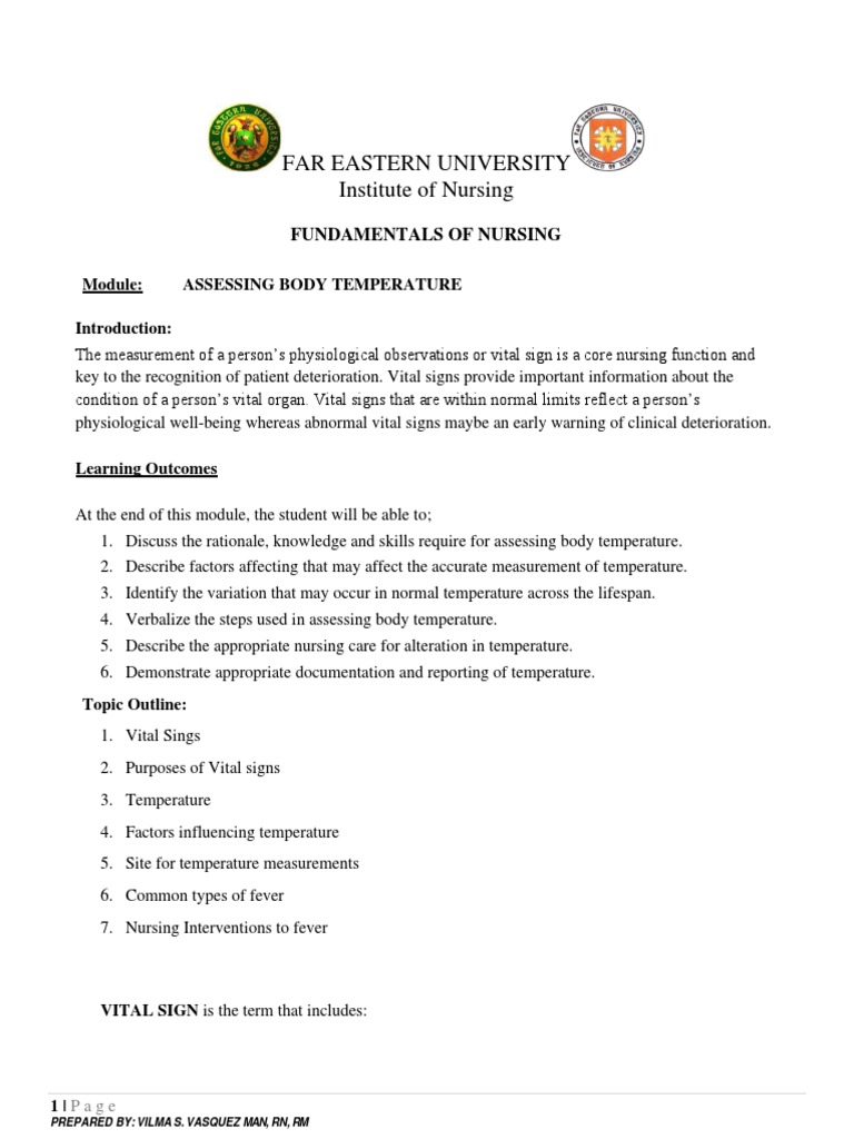 Assessing Temperature | Download Free PDF | Fever | Hypothermia