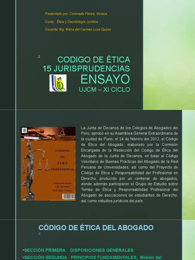 Codigo de Ètica | PDF | Ética profesional | Principios éticos
