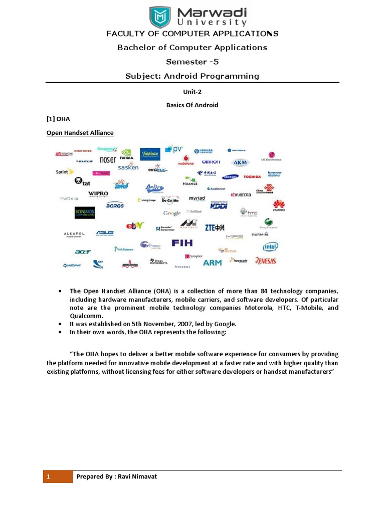 Faculty of Computer Applications Bachelor of Computer Applications ...