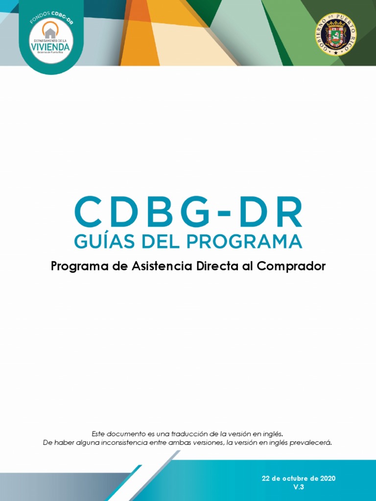 HBA - Program Guidelines - ES - v3 | PDF | Hipoteca Comercial | Finanzas y administración del dinero