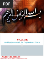 Values and Behaviours Framework - Final | PDF