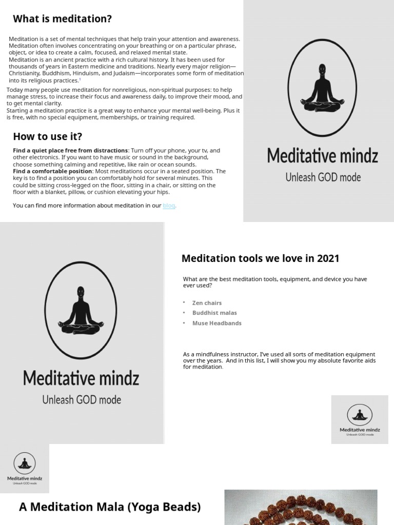 Meditation Step by Step. | PDF | Meditation | Incense