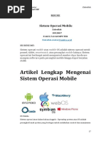Sejarah Sistem Operasi Mobile | PDF