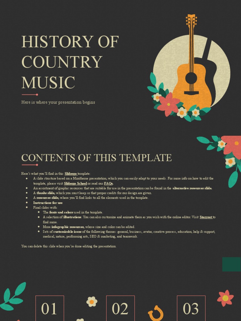 History of Country Music Minitheme | PDF | Planets | Solar System