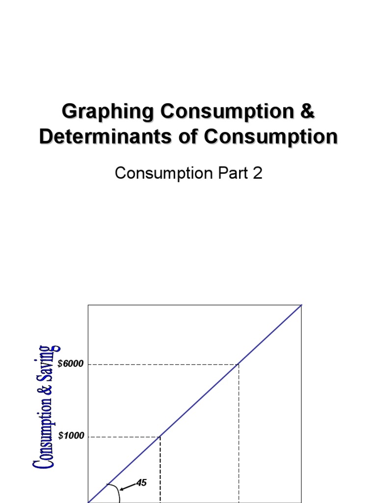 Graphing Consumption & Determinants of Consumption | PDF ...
