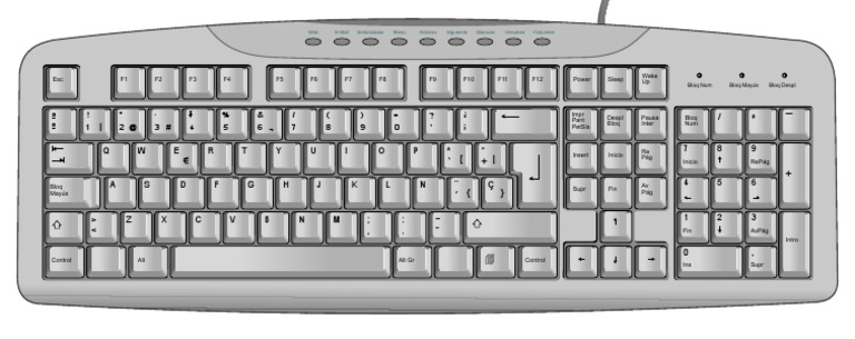 Computer Keyboard ES Layout | PDF