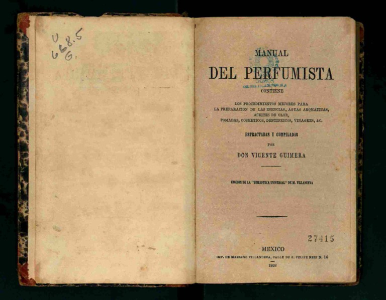 Manual Del Perfumista 2 | PDF