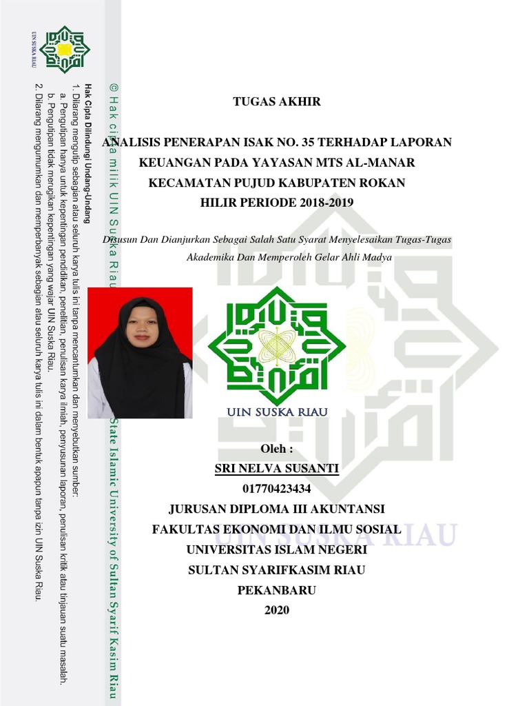 Analisis ISAK NO.35 | PDF