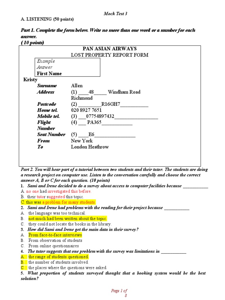 Example Answer: Pan Asian Airways | PDF | Drugs | Adverse Effect