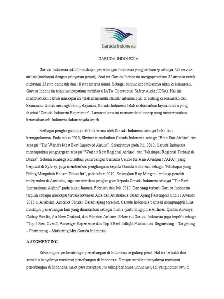 Garuda Indonesia | PDF