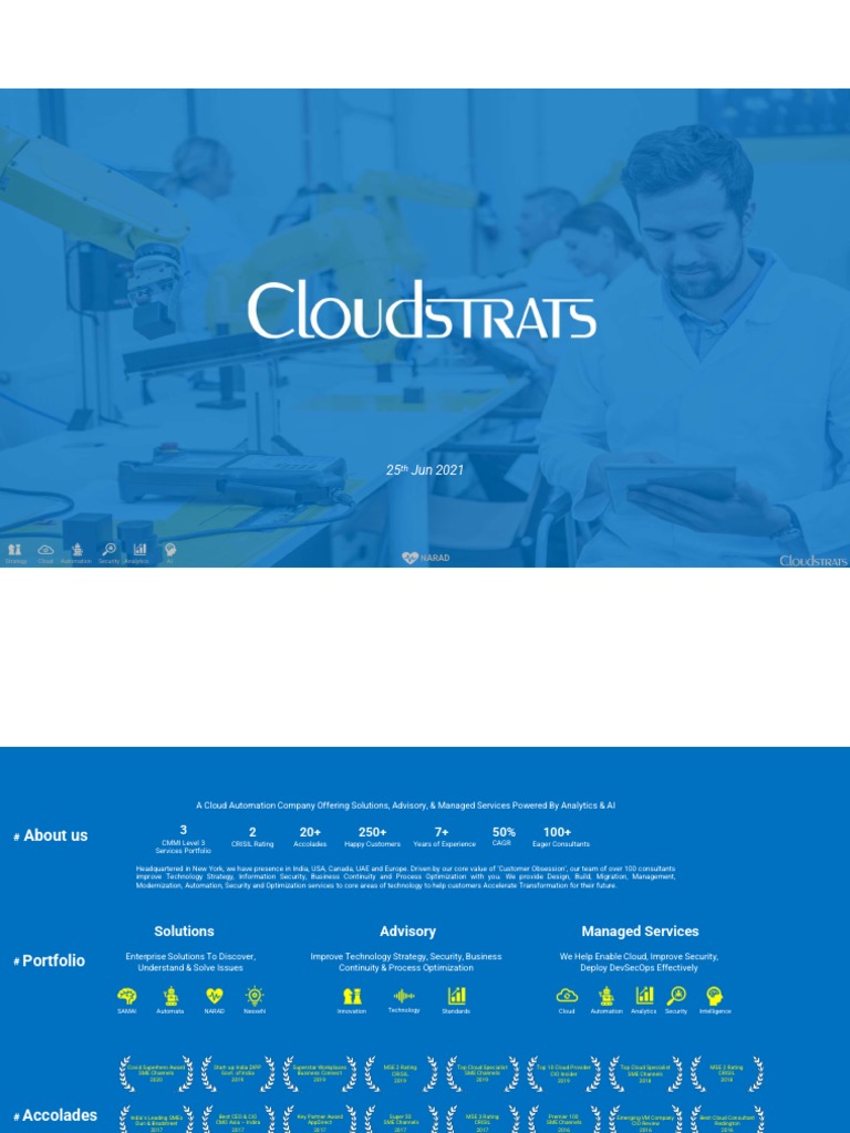 Cloudstrats and Our Awards | PDF | Small And Medium Sized Enterprises ...