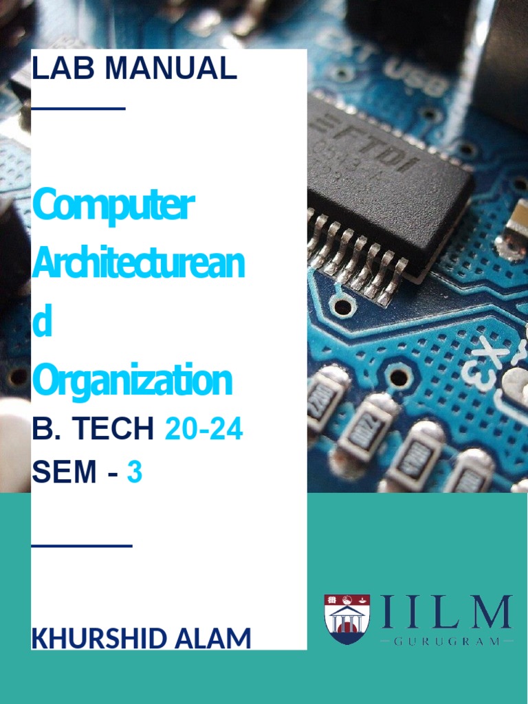 Lab Manual: Computer Architecturean D Organization | PDF | Logic Gate ...