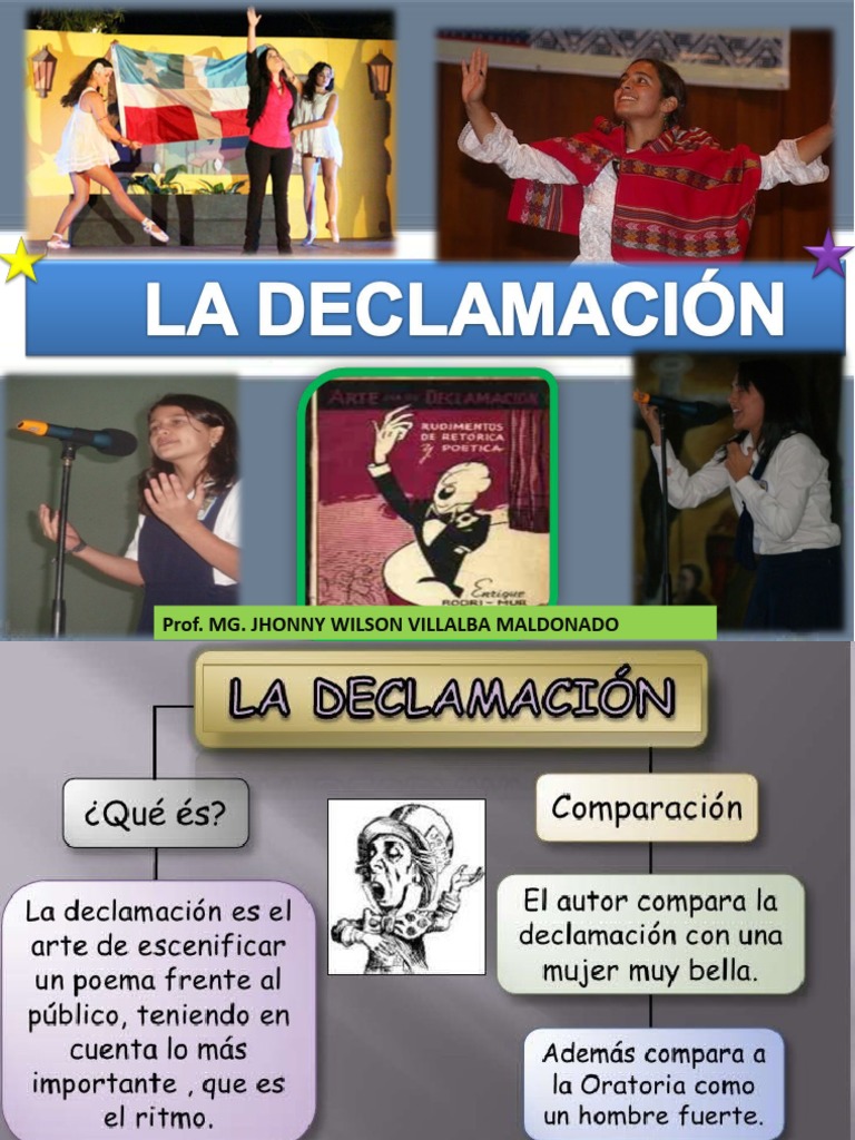 Presentacion de Declamacion | PDF | Cognición | Comunicación humana