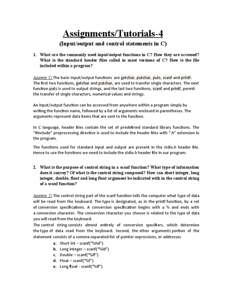 Computer Assignment | PDF | Control Flow | Subroutine