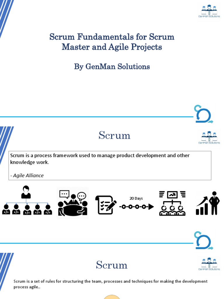 Scrum Fundamentals for Agile Projects | PDF | Scrum (Software ...