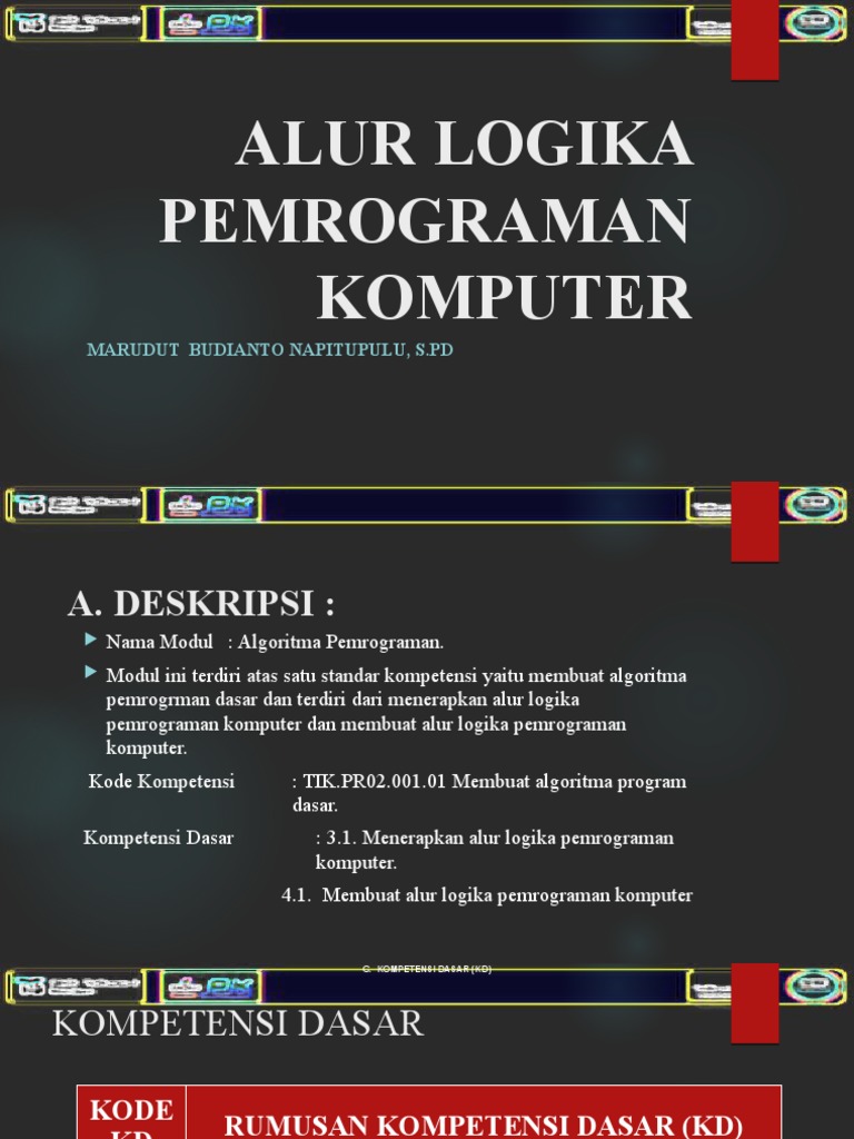 Pertemuan 1 Pemrograman Dasar | PDF