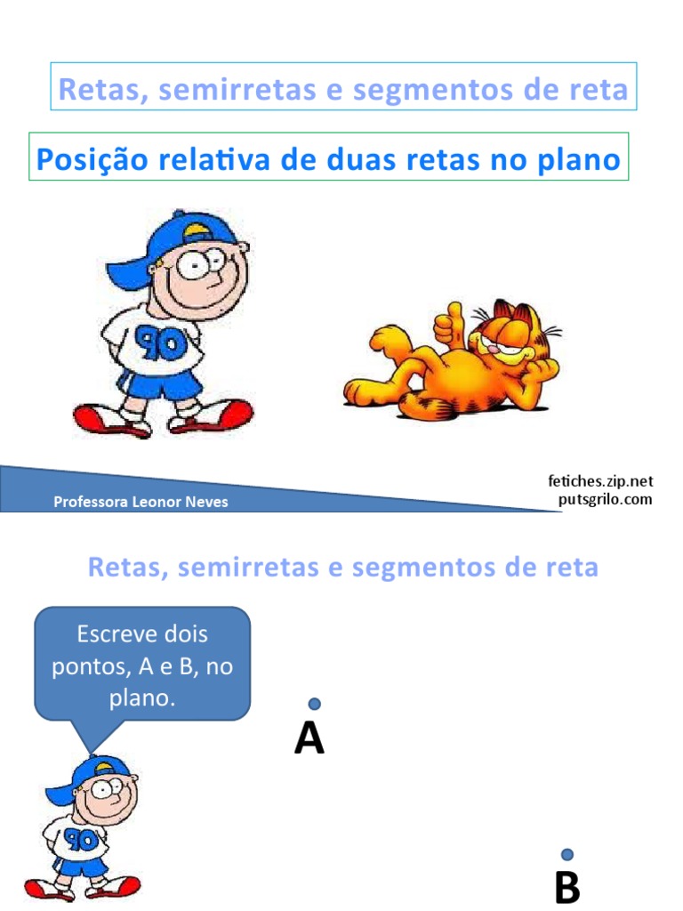 Retas Semirretas e Segmentos de Reta... | PDF | Linha (Geometria) | Geometria Algébrica