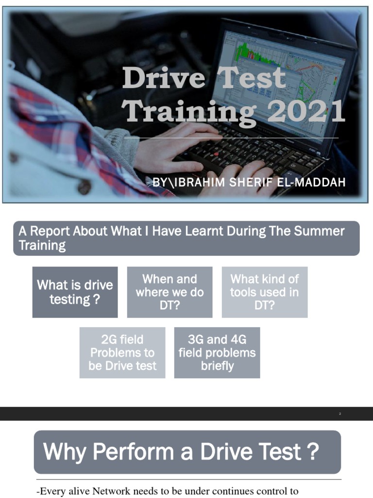 Drive Test Training 2021 | PDF | Software | Information And ...