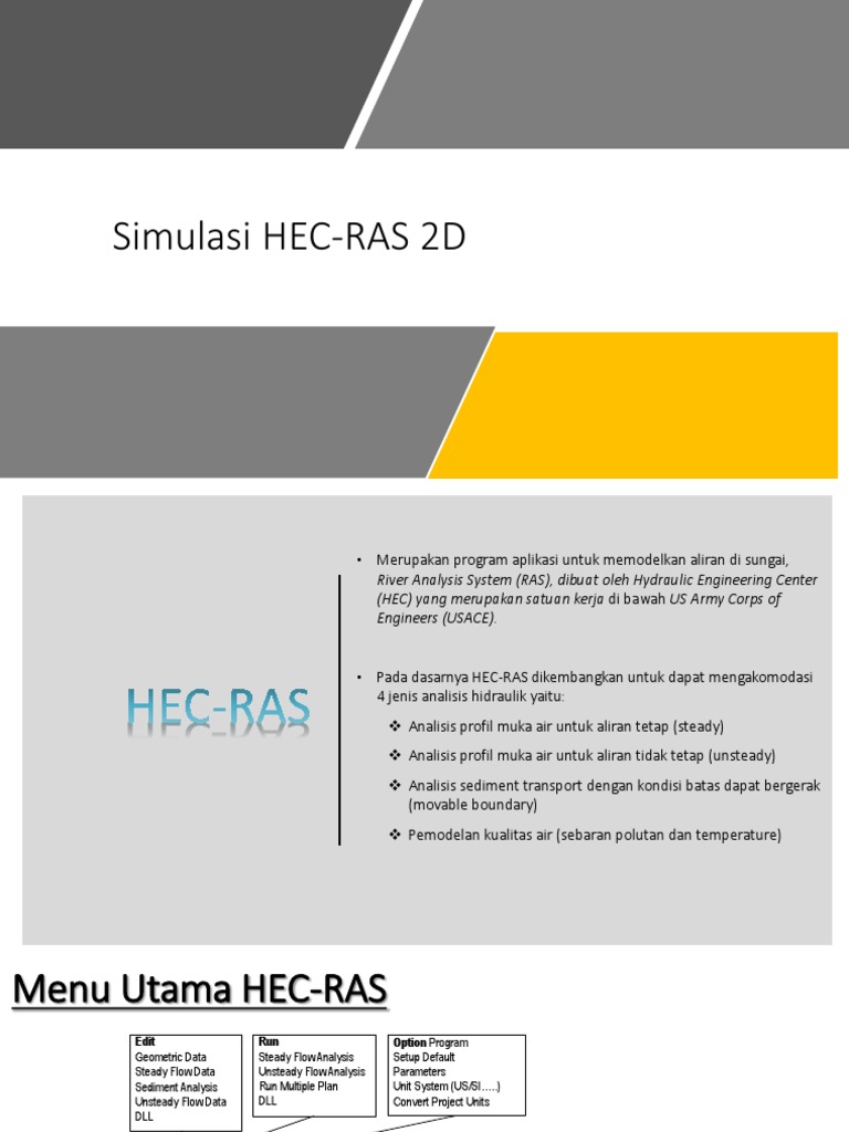Simulasi HEC-RAS 2D | PDF