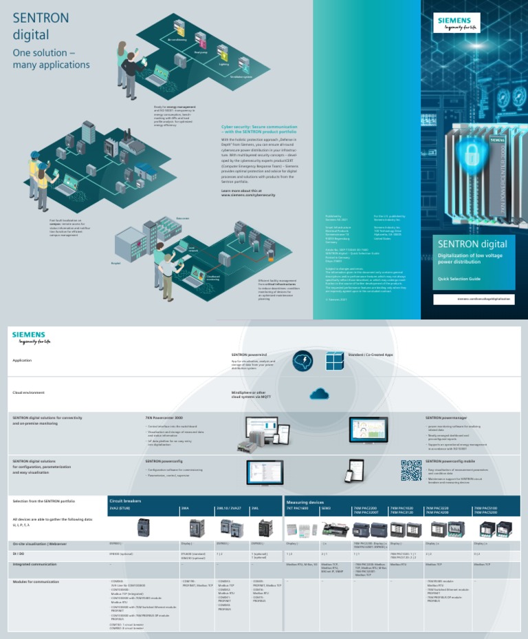 SENTRON Digital Quick Selection Guide Brochure 2021-01-18 en ...