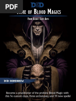 Hemomancy: Blood Magic Spells Guide | PDF