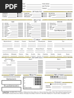 W20 - 4-Page Character Sheet (Interactive) | PDF | Leisure | Sports