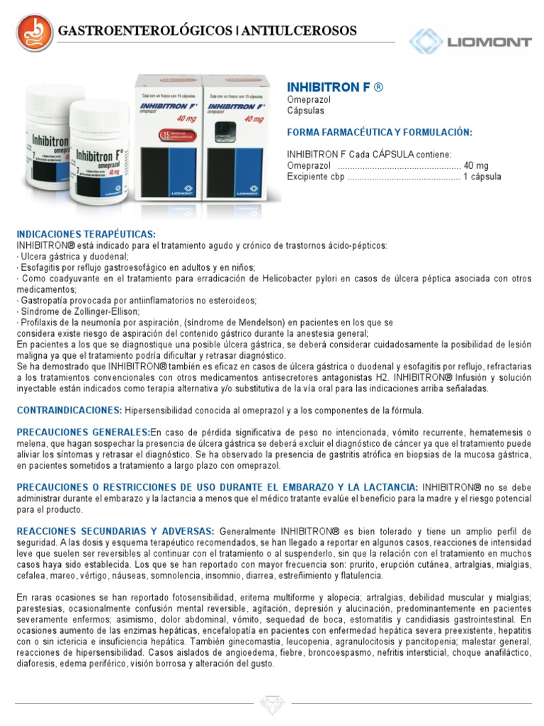 Inhibitron F | PDF | Drogas | Medicina