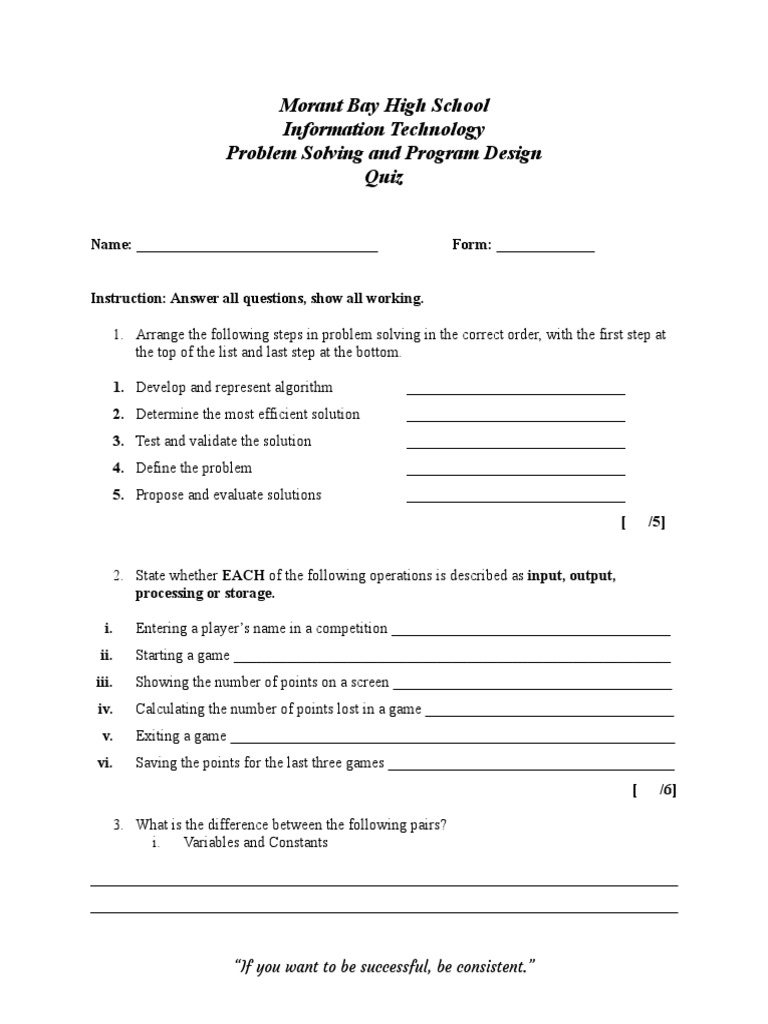 Pseudocode Worksheet | PDF | Algorithms | Mathematical Logic