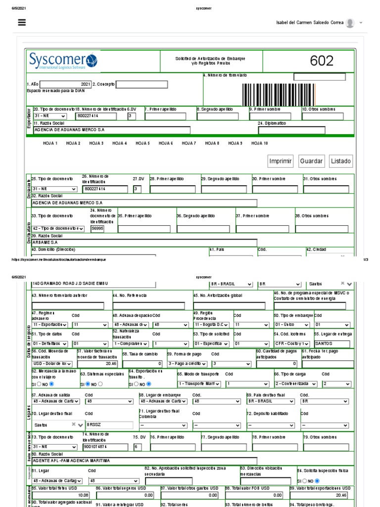 Sae Hoja 1 | PDF | Comercio | Economias
