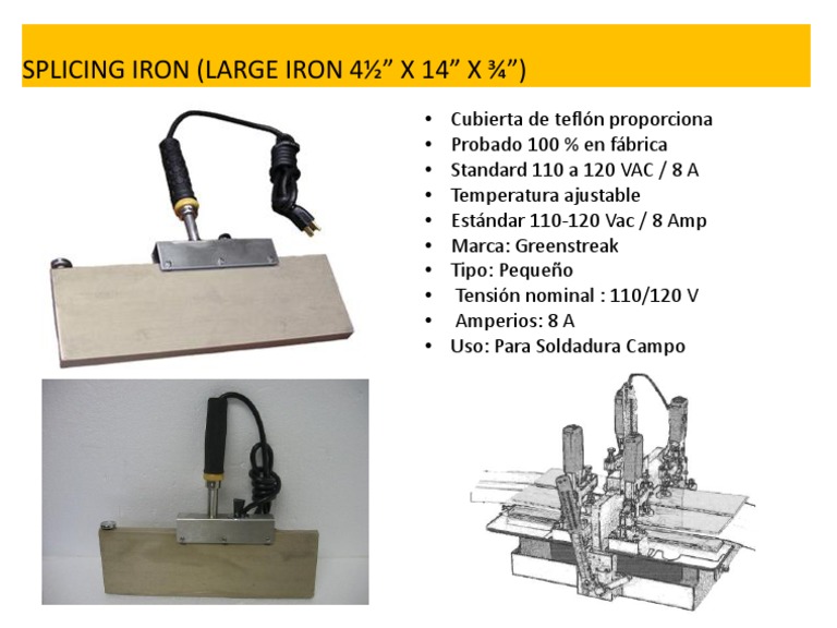 Splicing Iron | PDF