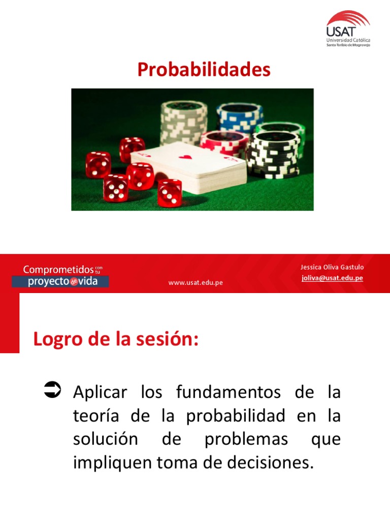 1.PPT Probabilidades | PDF | Probabilidad | Teoría de probabilidad