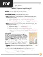 pH Levels of Common Household Items | PDF | Acid | Ph