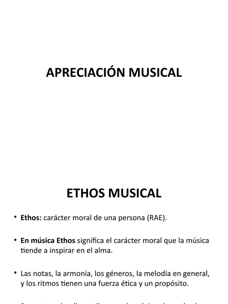 Ethos Musical: Impacto y Tipos | PDF | Relaciones personales, crianza y ...