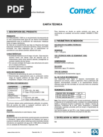 Comex - Ficha Tecnica - Velmar | PDF | Pintar | Materiales