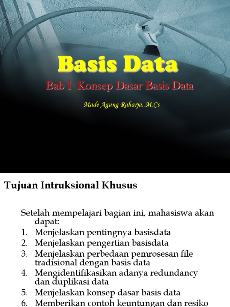 1.konsep Dasar Basis Data - 2 | PDF | Sains & Matematika